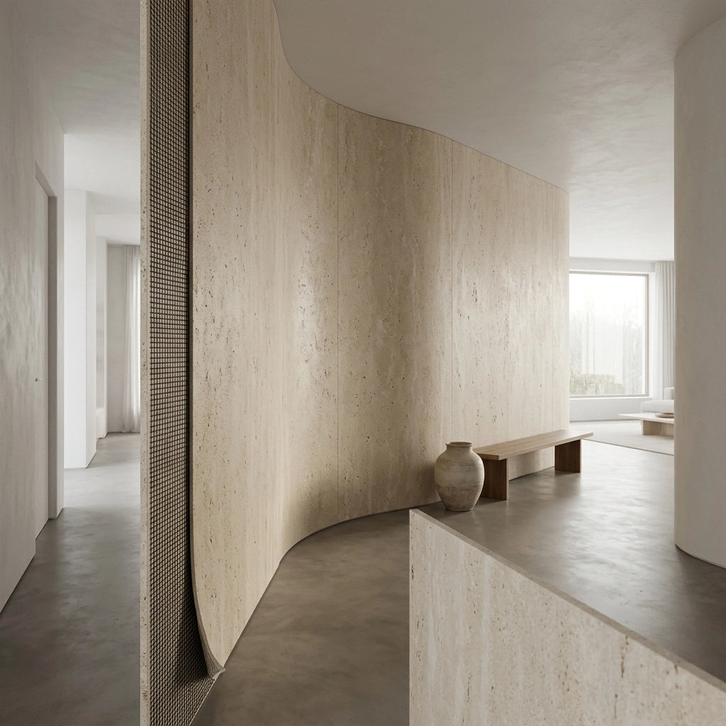 The Weight of Atmosphere: Creating Spatial Calm with Thin-Profile Ston ...